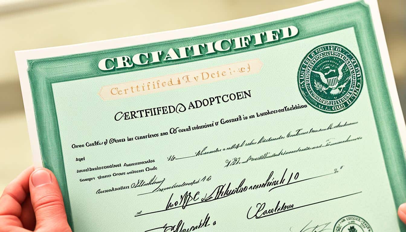 how to get a certified copy of adoption decree