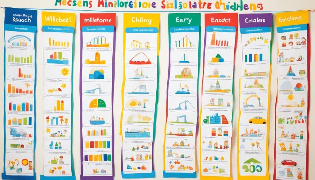 which of the following correctly displays the sequence of developmental milestones?